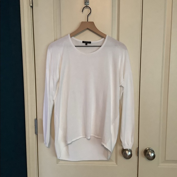 Lafayette 148 New York | Sweaters | Lafayette 48 Ribbed Accent Hi Low ...